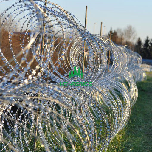 China Factory Cheap Hot Triple Strand Concertina Wire - Concertina Wire ...